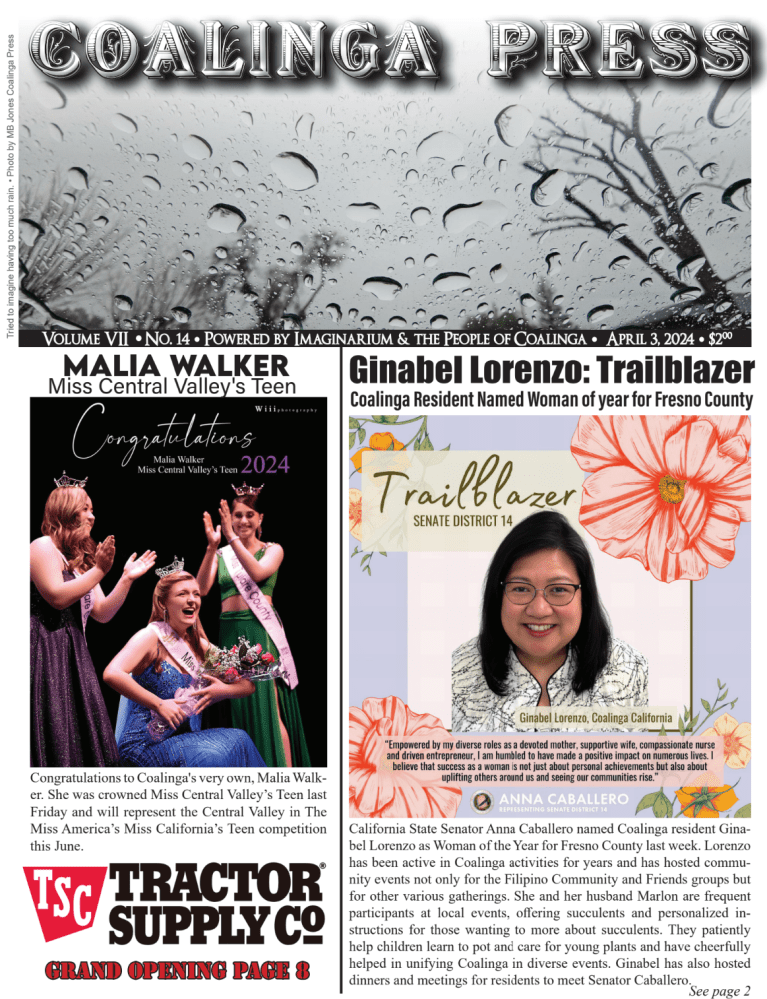Coalinga Press – ACCURATE & RELEVANT LOCAL NEWS
