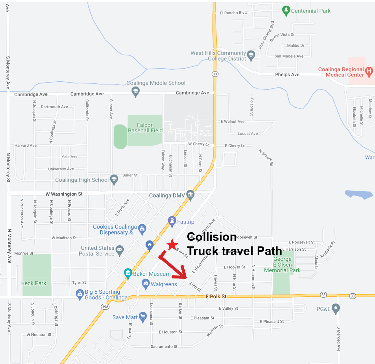 HIT AND RUN LEAVES VICTIM SERIOUSLY INJURED – Coalinga Press
