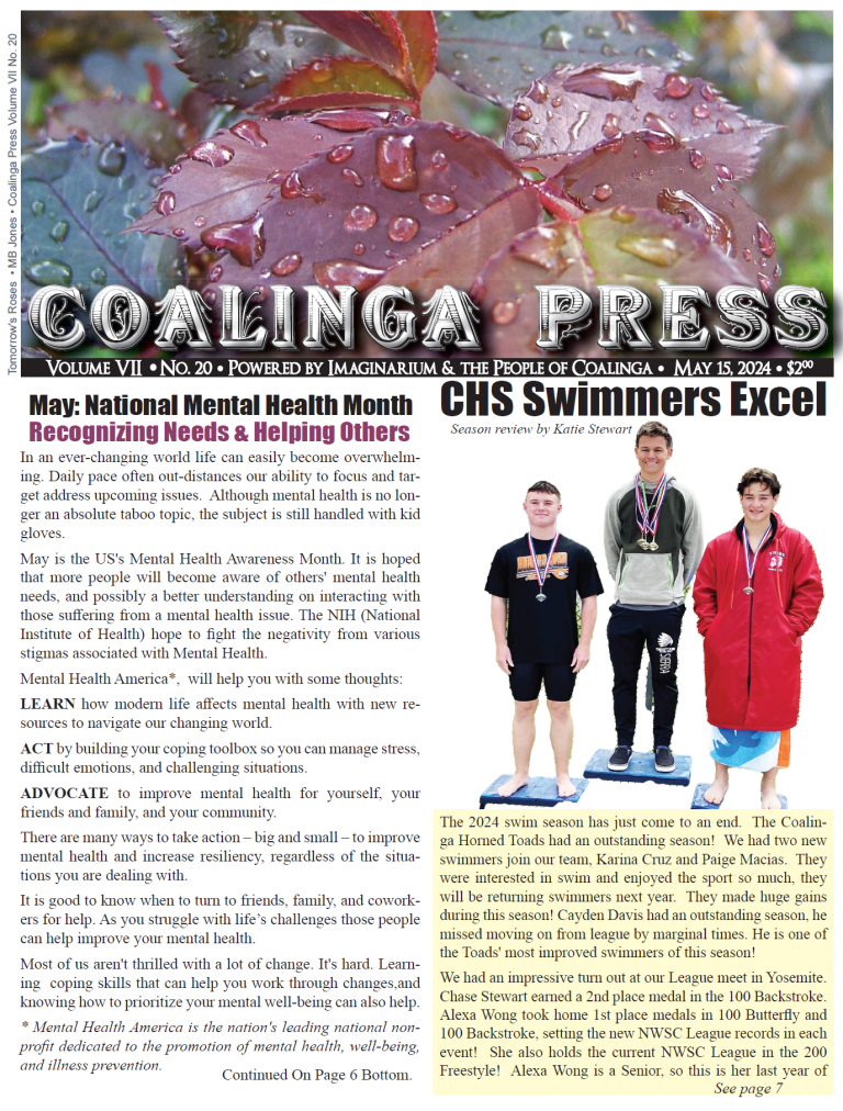 Coalinga Press – ACCURATE & RELEVANT LOCAL NEWS