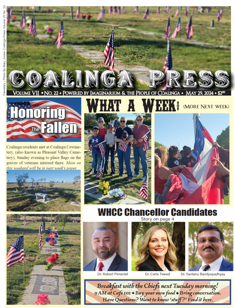 Coalinga Press – ACCURATE & RELEVANT LOCAL NEWS