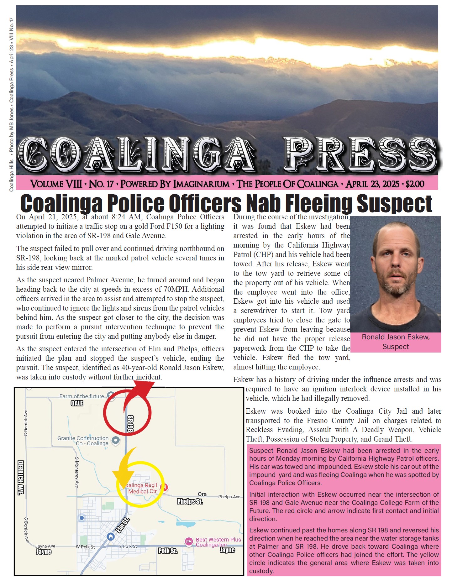 Coalinga Press – ACCURATE & RELEVANT LOCAL NEWS