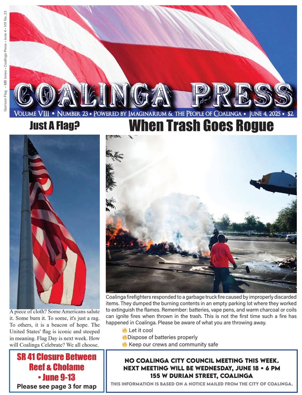 Coalinga Press – ACCURATE & RELEVANT LOCAL NEWS
