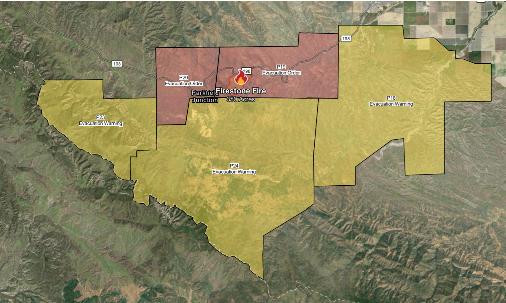 Fire West of Coalinga